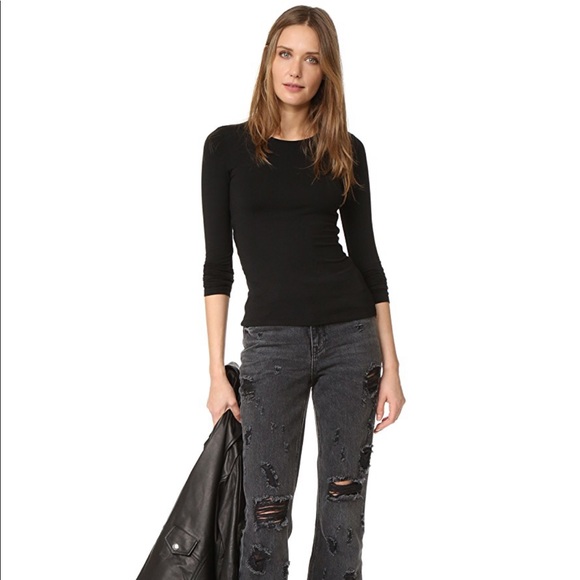 Alexander Wang | Tops | T By Alexander Wang Slit Back Top | Poshmark